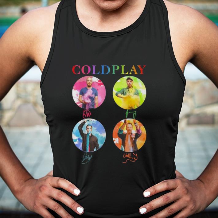 Official Coldplay team music signatures shirt, hoodie, sweater ...