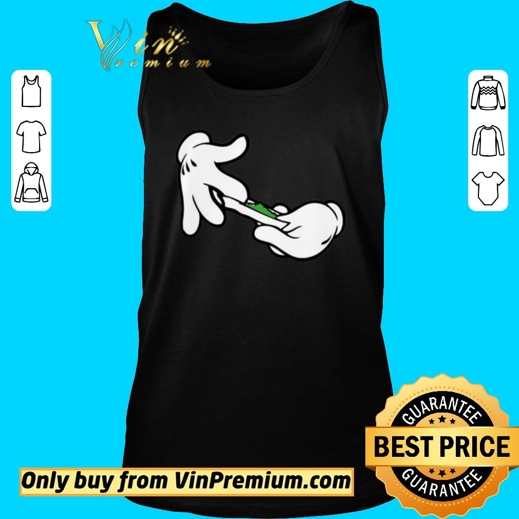 Pretty Mickey Mouse Hands Rolling A Joint shirt, hoodie, sweater ...
